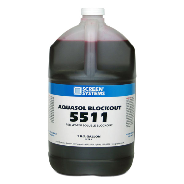 #5511 Aquasol Red Blockout